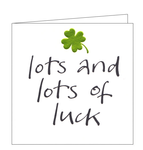 Lots and lots of luck! card – Nickery Nook