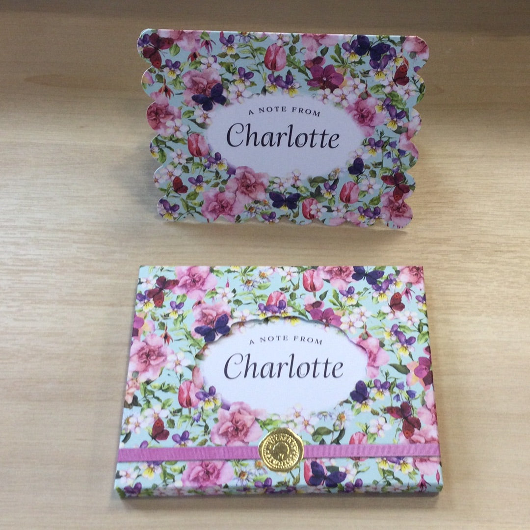 A Note From Charlotte- 8 notelets – Nickery Nook