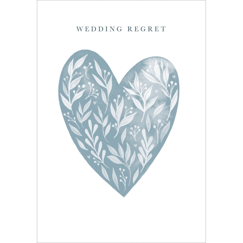 Wedding Regret - RSVP card – Nickery Nook