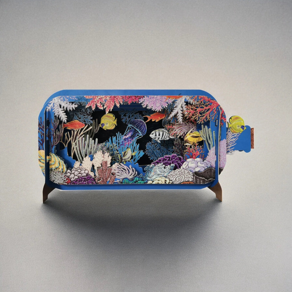 Under the sea - Message in a Bottle 3d pop up card – Nickery Nook