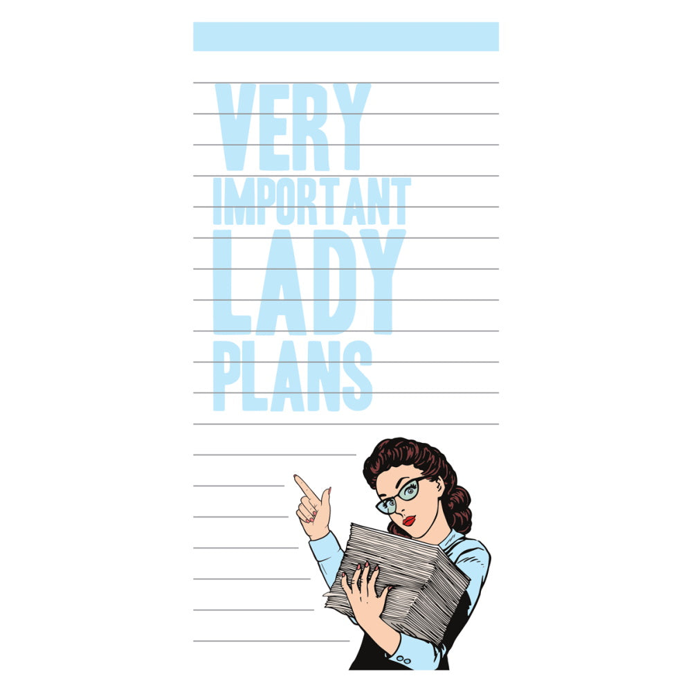 Very Important Lady Plans - Magnetic Listpad – Nickery Nook